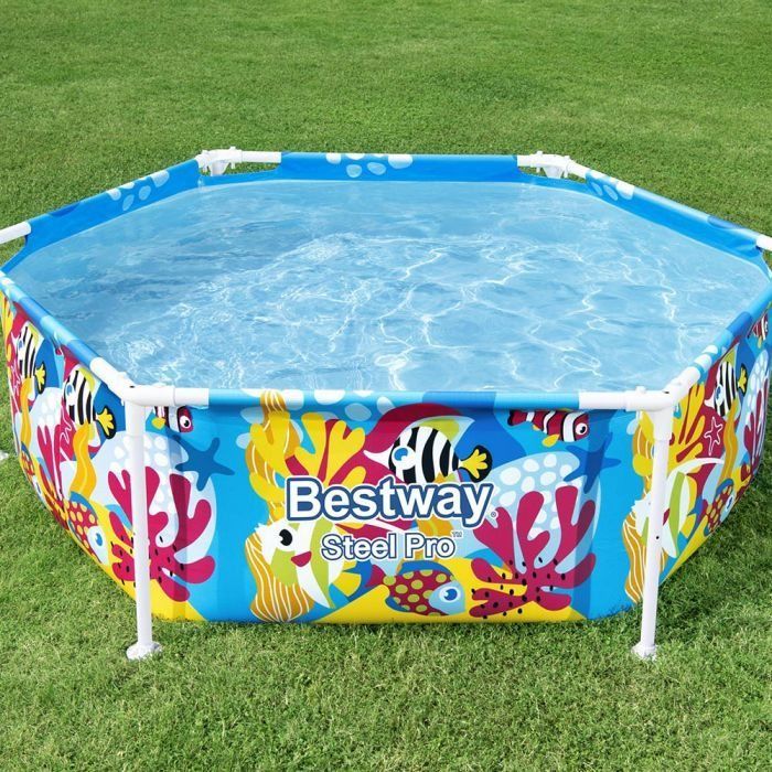 Bestway Steel Pro játszómedence UV szűrős napernyővel 183 cm x 51 cm | Lealkudtuk